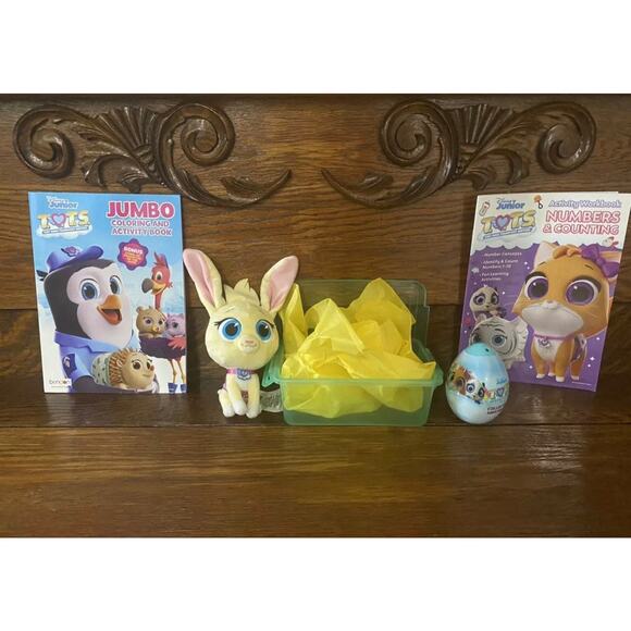 Disney | Toys | Disney Junior Tots Easter Basket Tiny Ones Transport Service Plush Toy Books ...